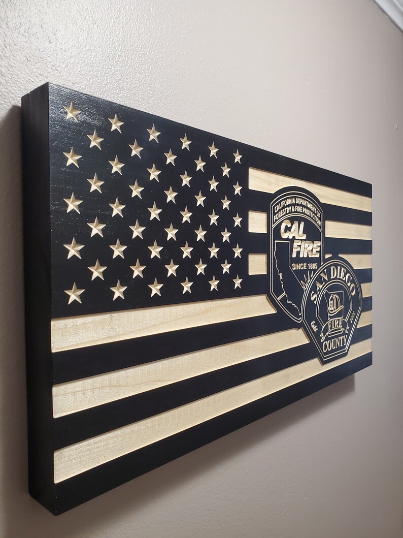 Cal Fire San Diego Flag - Etsy