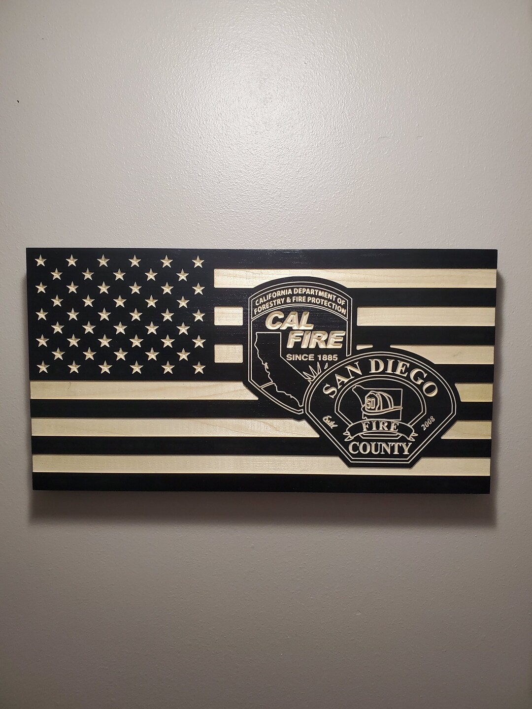 Cal Fire San Diego Flag - Etsy