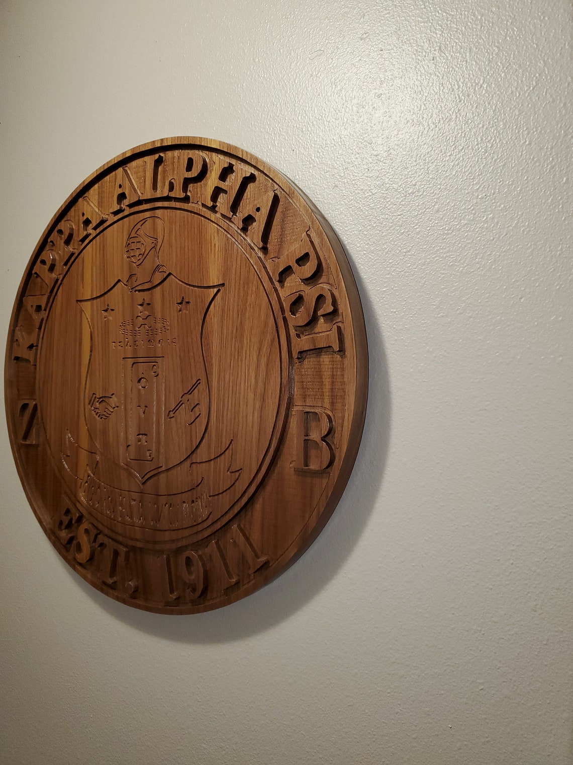 KAPPA ALPHA PSI Walnut Shield - Etsy