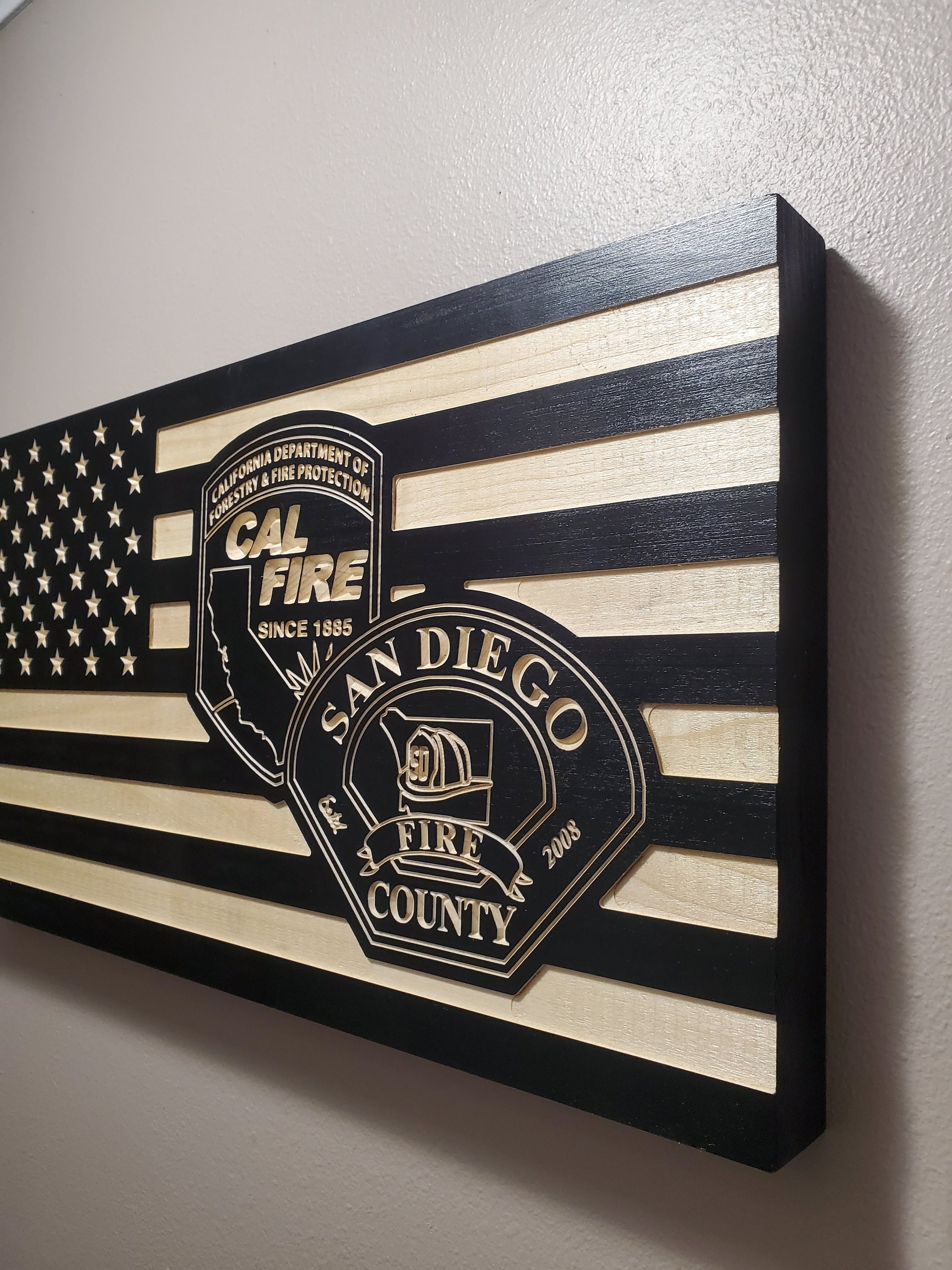 Cal Fire San Diego Flag - Etsy