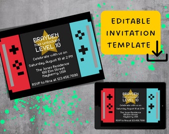Nintendo Switch Party - Etsy