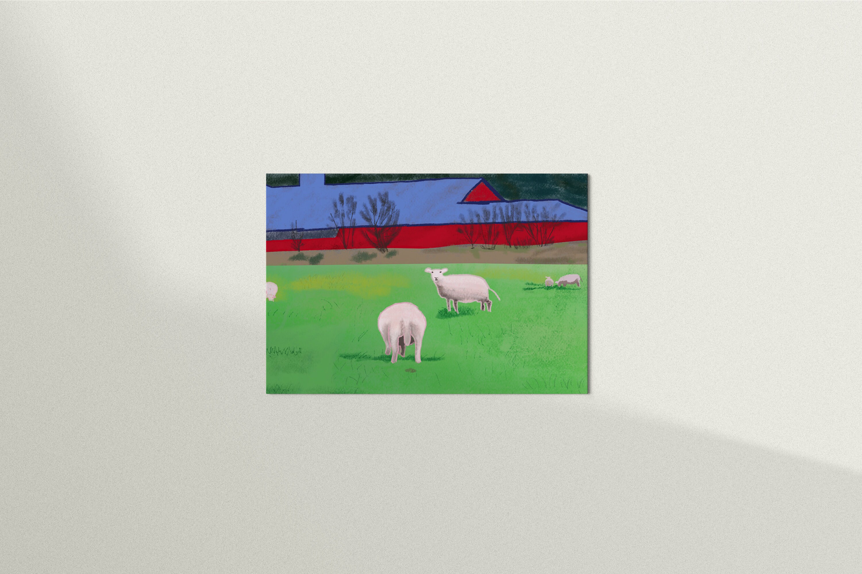 Fancy World Collection Aesthetic Postcard, Artistic Postcards, Painting ...