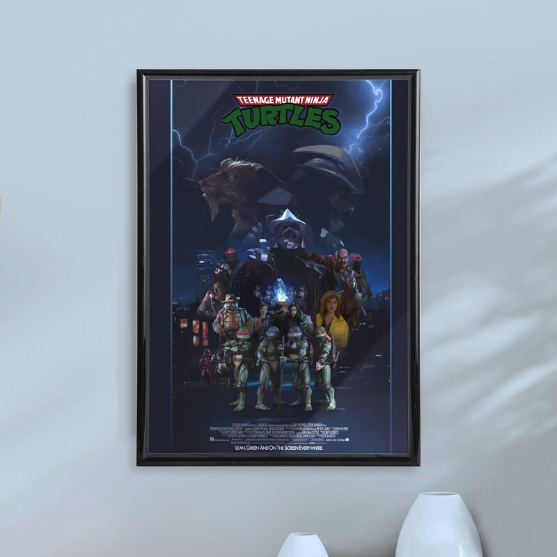 Ninja Turtle Poster - Etsy
