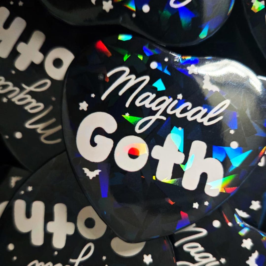 Magical Goth Badge - Etsy