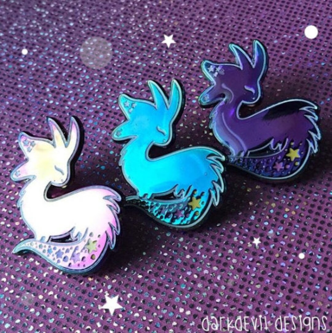 Galaxy Star Babies 35mm Rainbow Enamel Pins - Etsy
