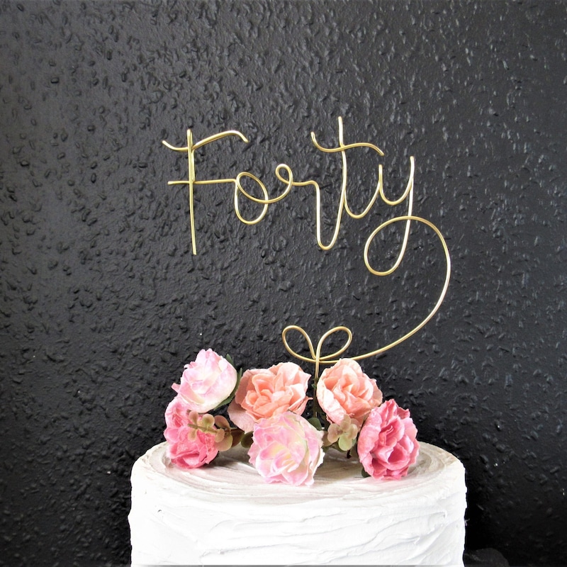 Forty Cake Deco - Etsy UK