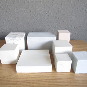 Concrete Block Product Display Stand Jewellery Display Ring Display ...