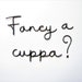 Fancy a Cuppa Wall Sign Wire Words Kitchen Wall Art Decor, Wire Metal ...