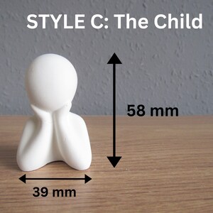 Concrete Family Figurines Thinker Statue Gift Thinking Statue Decor ...