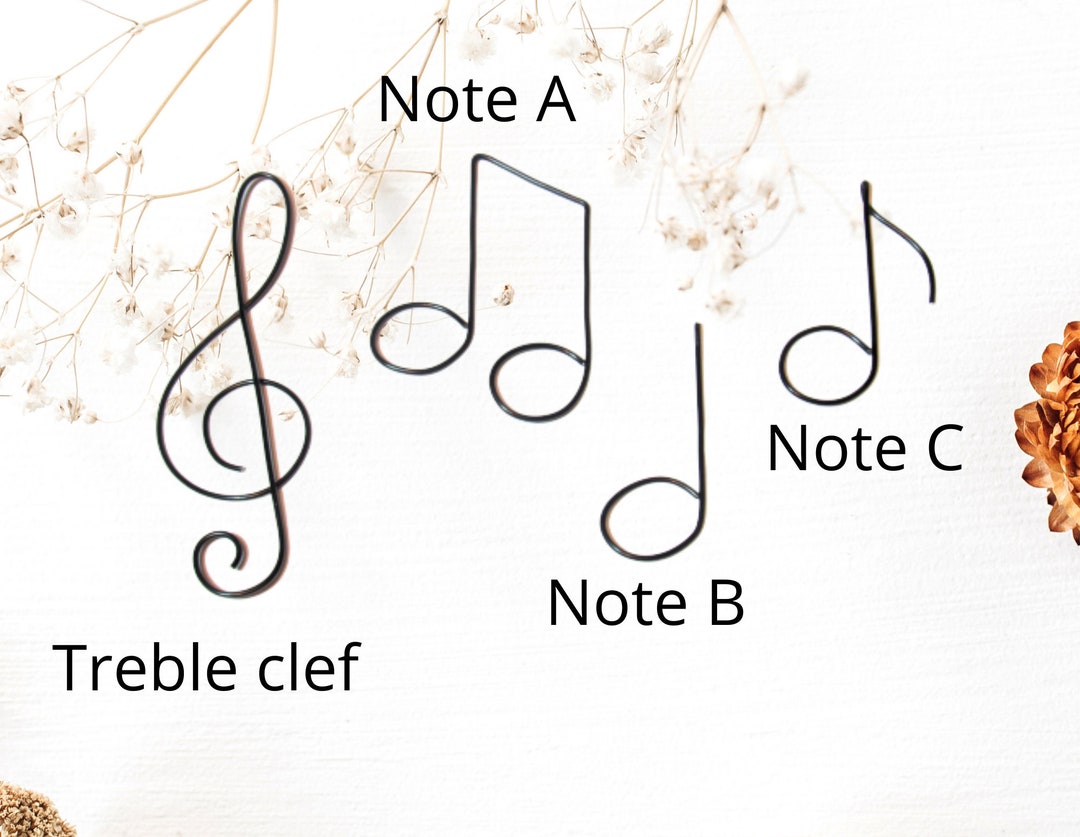 Wire Music Note Wall Art: Treble Clef Sign, Bedroom Decor - Etsy