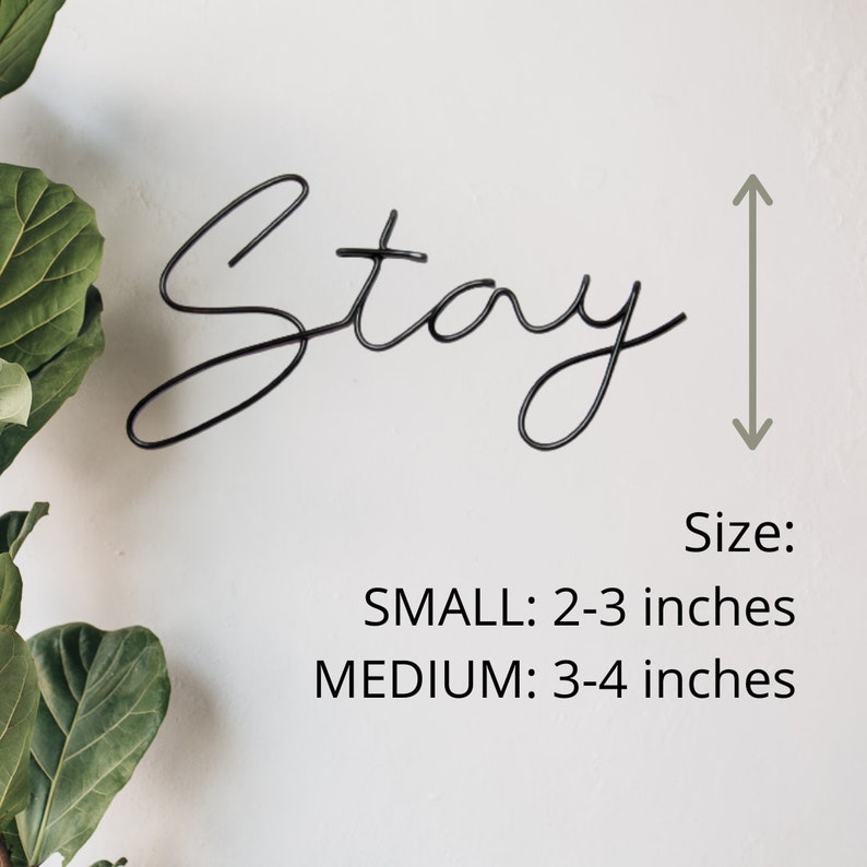 Stay Wild Sign Wire Words Wall Art Safari Nursery Wall Art Decor, Stay ...