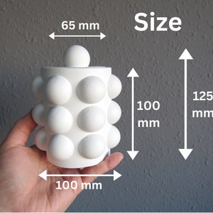 Unique Bubble Pot Concrete Bubble Vase Container Pencil Holder Concrete ...