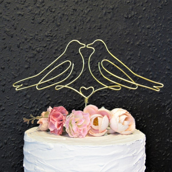 Bird Wedding Cake Topper - Etsy