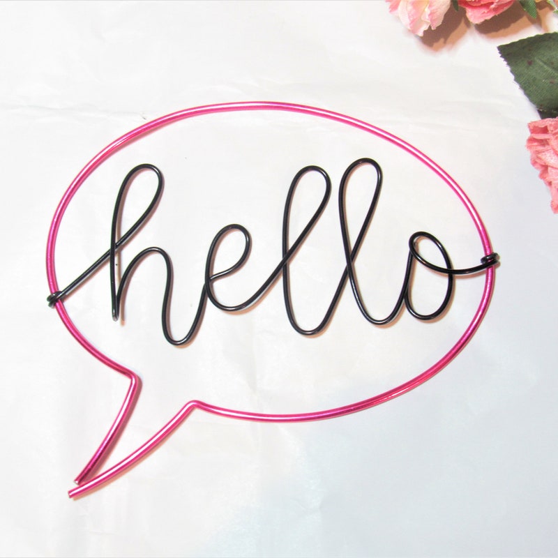 Hello Sign - Etsy