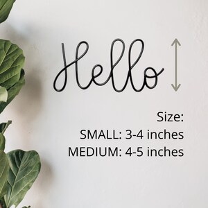 Wire Hello Sweet Cheeks Sign Wire Words Wall Art Funny Bathroom Sign ...