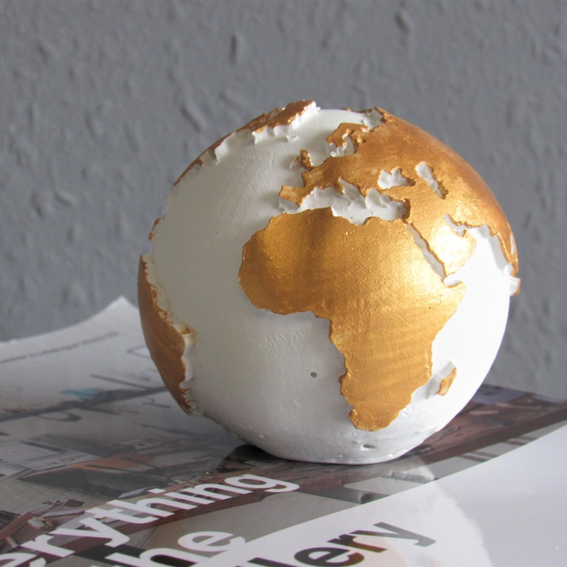 Desk Globe With Clock - Etsy UK