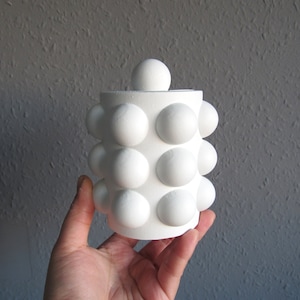 Unique Bubble Pot Concrete Bubble Vase Container Pencil Holder Concrete ...
