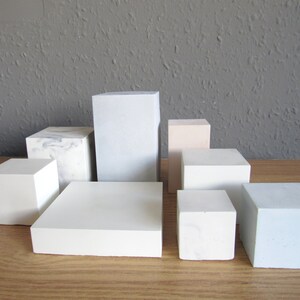 Concrete Block Product Display Stand Jewellery Display Ring Display ...