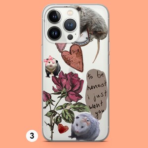 Cute Possum Phone Case Possum Lover iPhone Cover for iPhone 17air, 16E ...