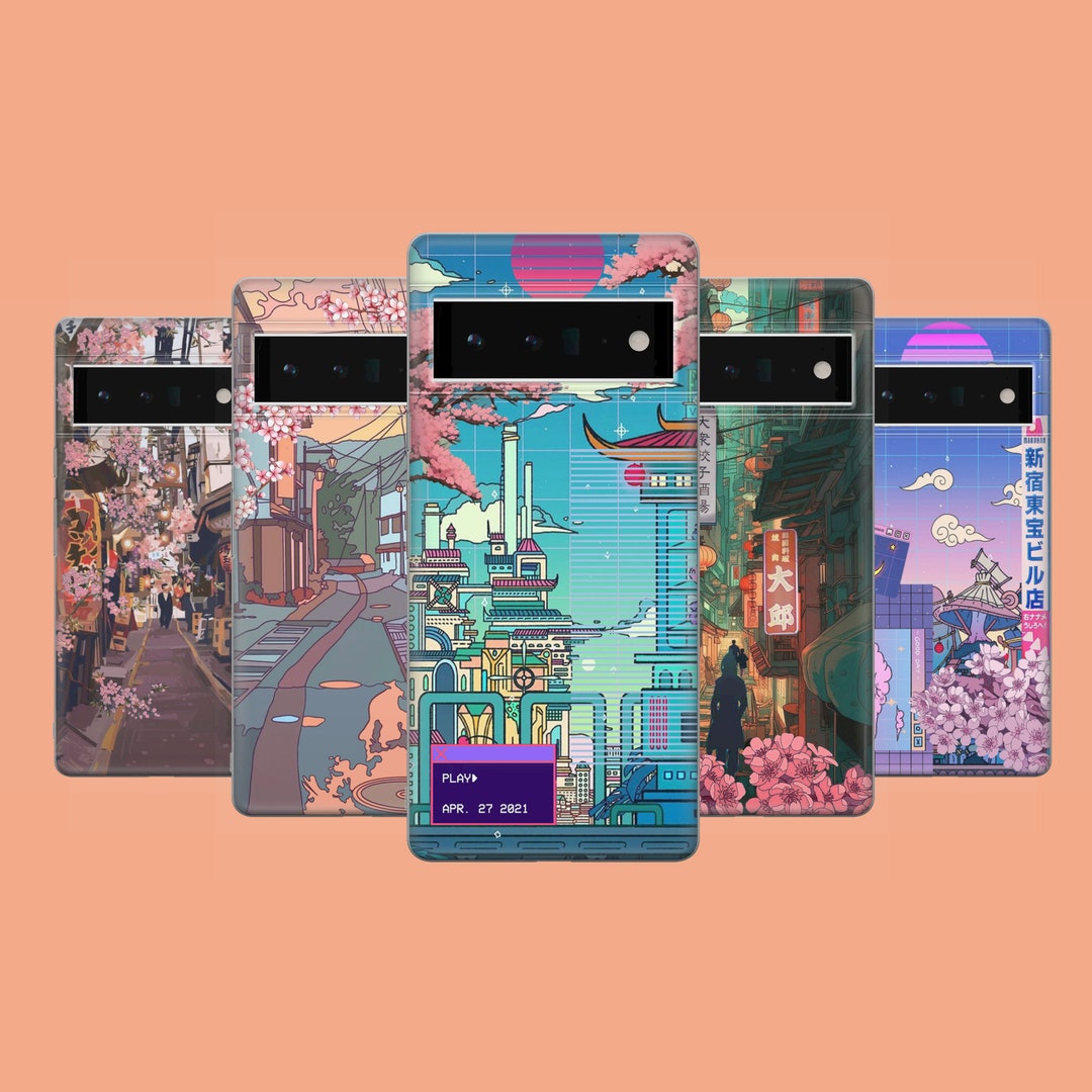 Sakura Petals Phone Case Anime Fanart Phone Cover for Google - Etsy