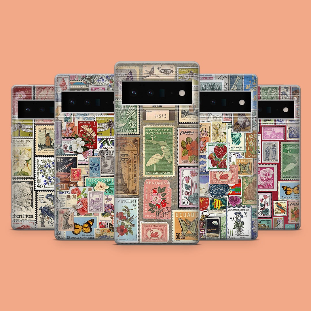 Postage Stamp Phone Case Retro Board Phone Cover for Google Pixel 9A ...