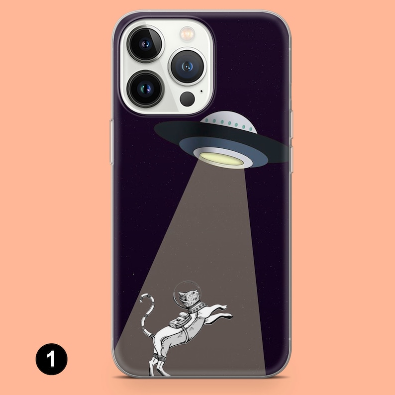 Alien Abduction Phone Case Fun UFO iPhone Cover for iPhone 17air, 16E ...