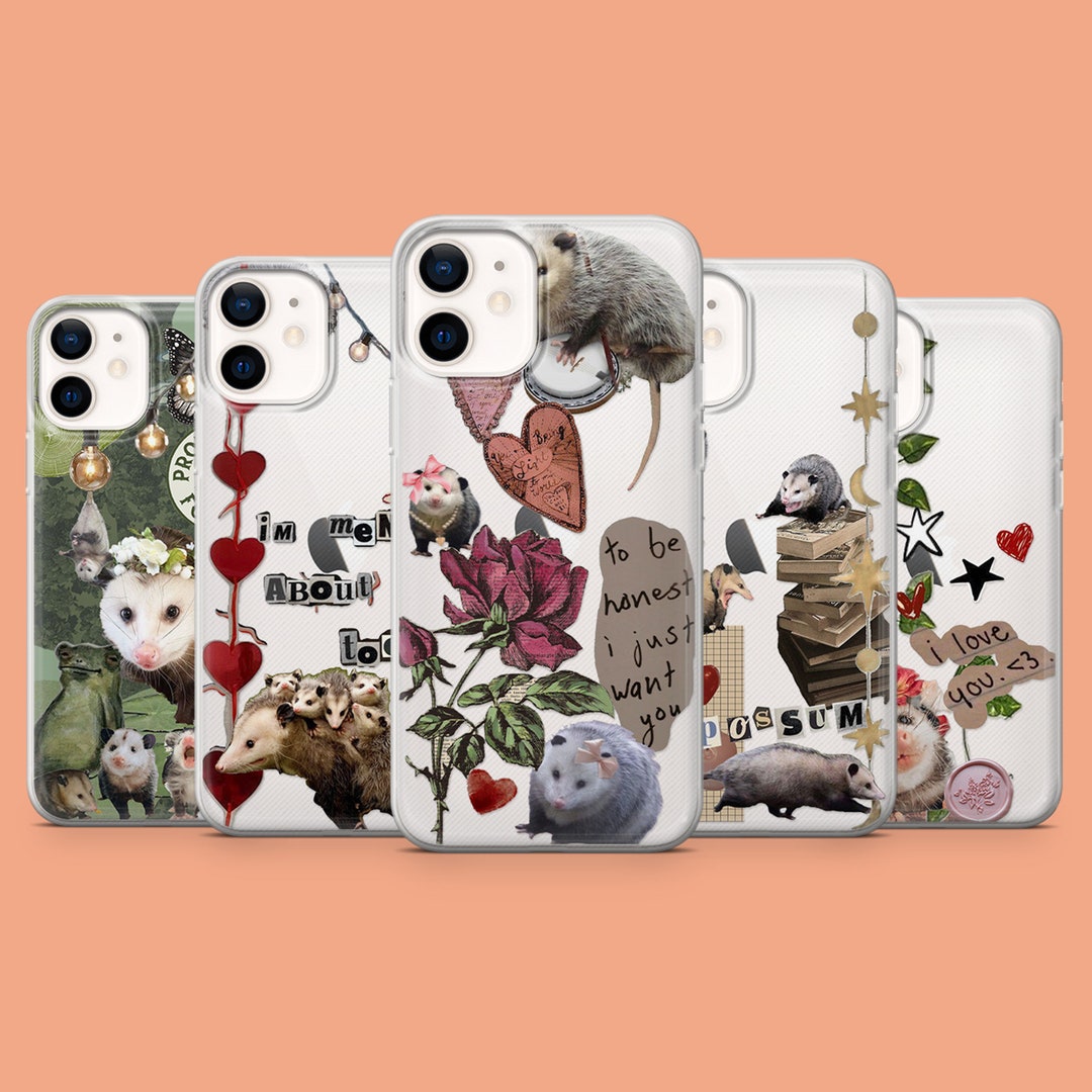 Cute Possum Phone Case Possum Lover iPhone Cover for iPhone 17air, 16E ...