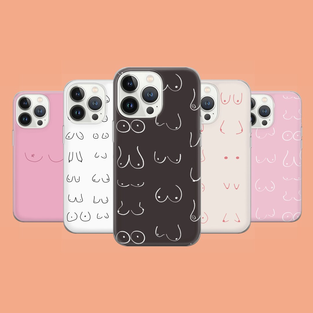 Boobies Doodle Phone Case Pen Drawing iPhone Cover for iPhone 17air ...