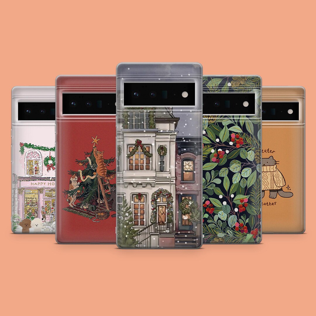 Cozy Christmas Phone Case Winter Cats Phone Cover for Google Pixel 10 ...