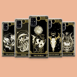 Goth Skeleton Phone Case Tarot Deck Phone Cover for Google Pixel 10, 9A ...