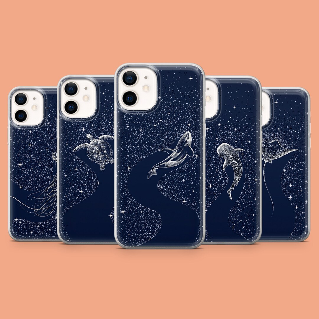 Blue Stingray Phone Case Star Ocean iPhone Cover for iPhone 17air, 16E ...