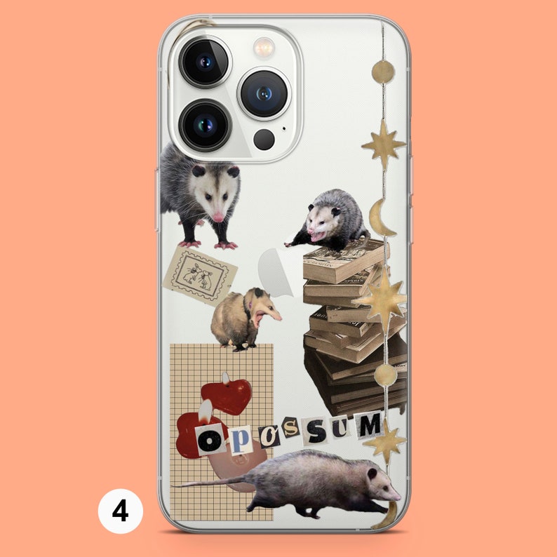 Cute Possum Phone Case Possum Lover iPhone Cover for iPhone 17air, 16E ...
