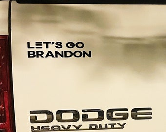 Let's Go Brandon Vinyl Decal Sticker - Etsy