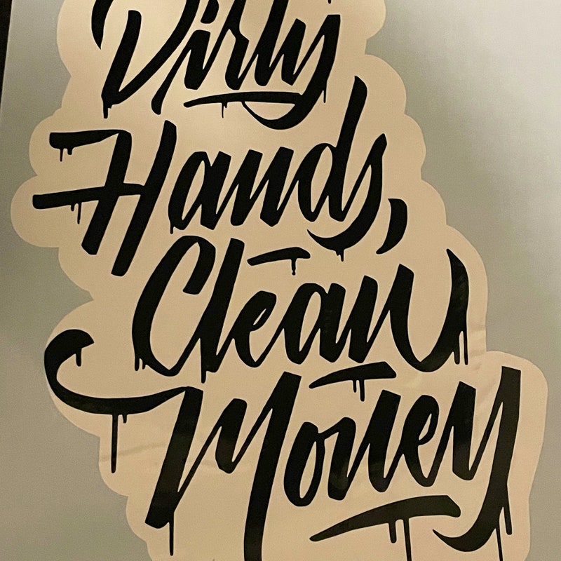Dirty Hands Clean Money Svg - Etsy