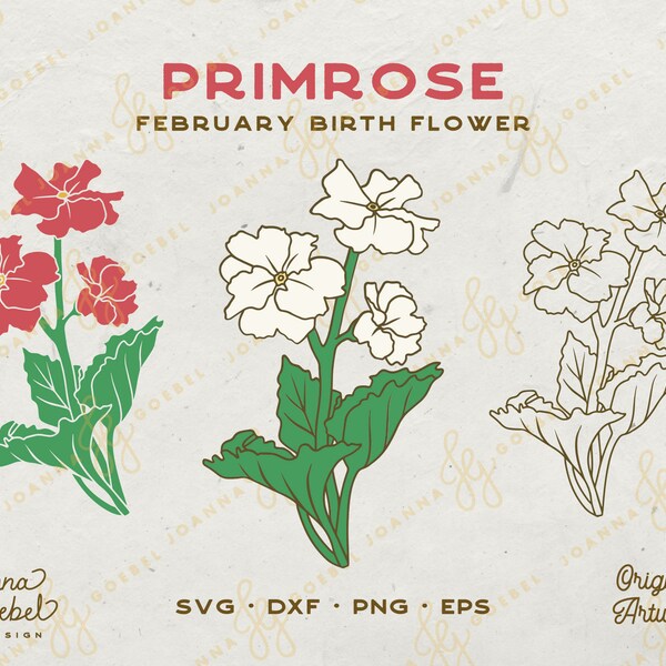 Primrose Svg - Etsy