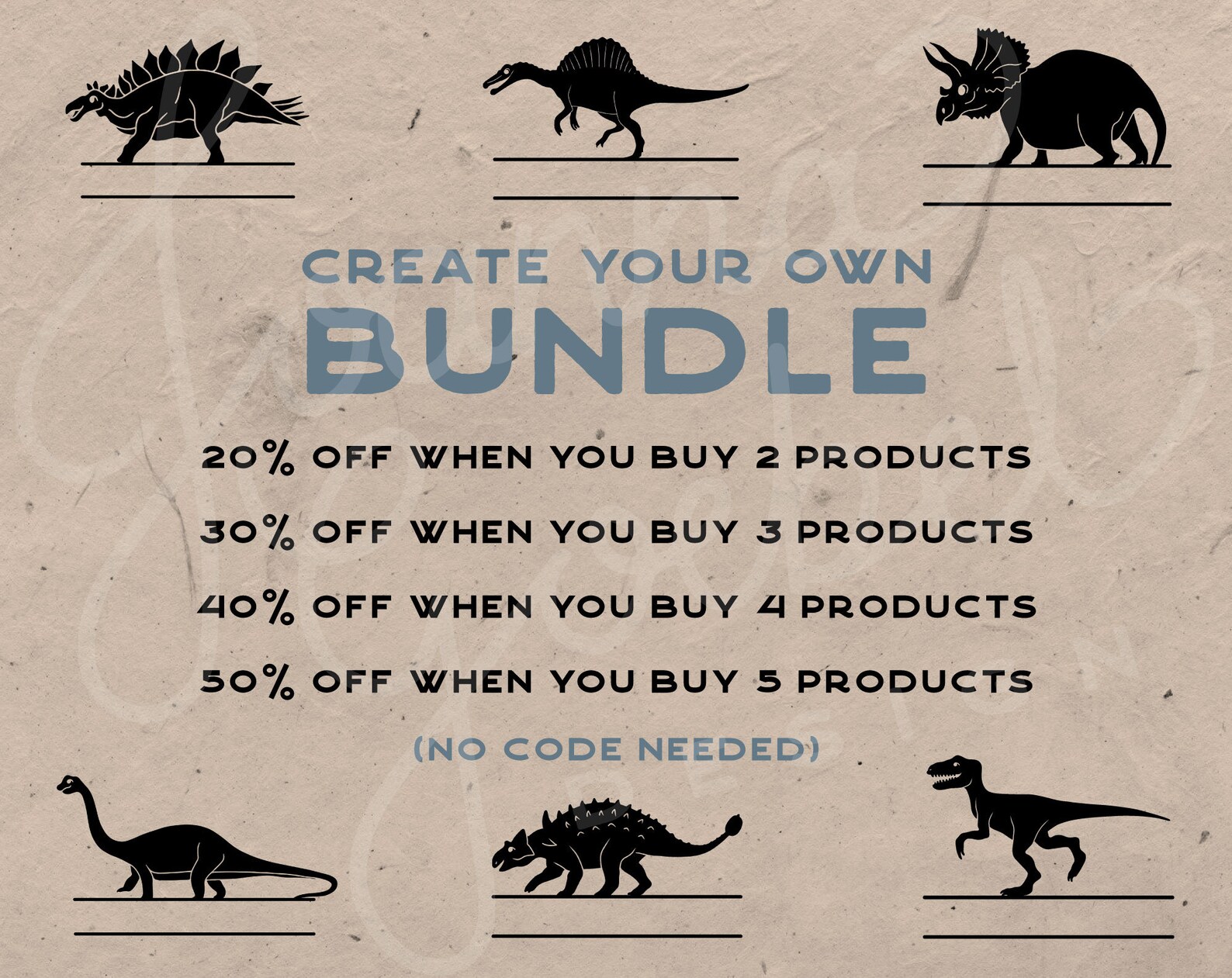 Dinosaur Bundle Svg Dinosaur Split Monogram Svg Dino Name | Etsy