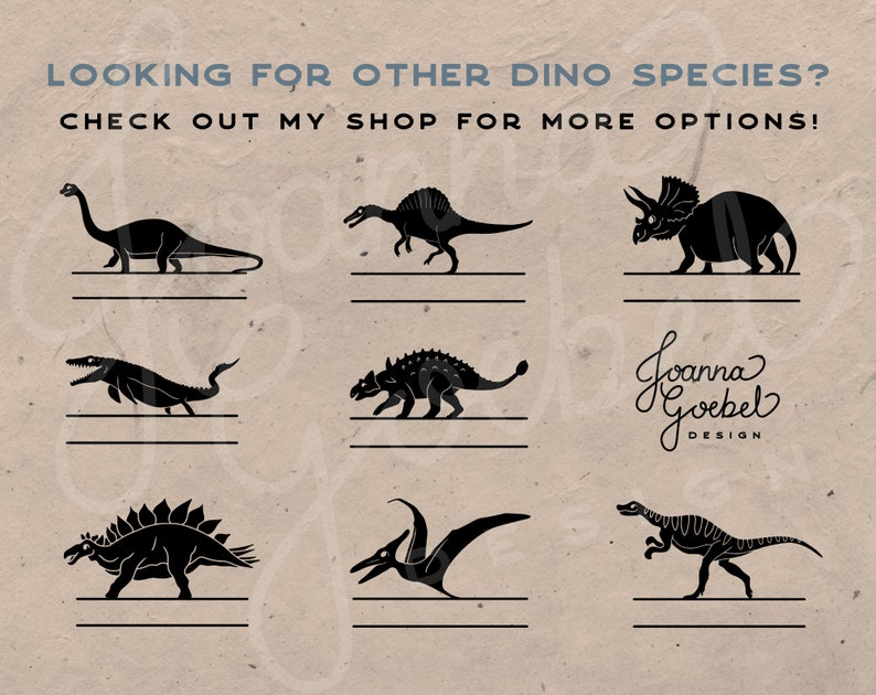 T-rex SVG Dinosaur Split Monogram SVG Dino Name SVG Cricut - Etsy