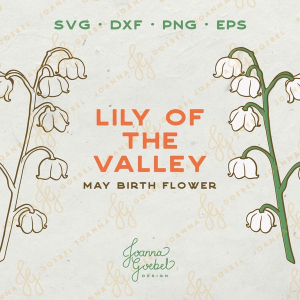 Lily of the Valley Svg - Etsy