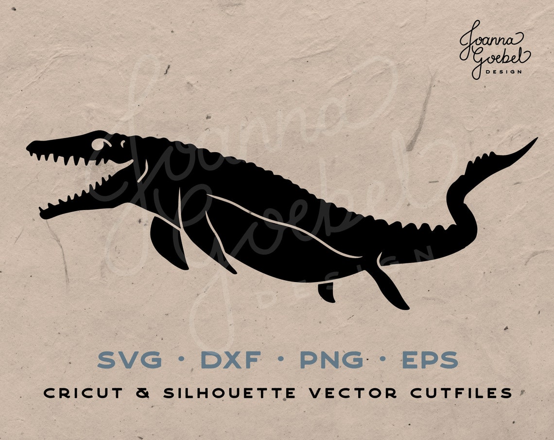Mosasaurus SVG Dinosaur Birthday SVG Cricut Silhouette - Etsy