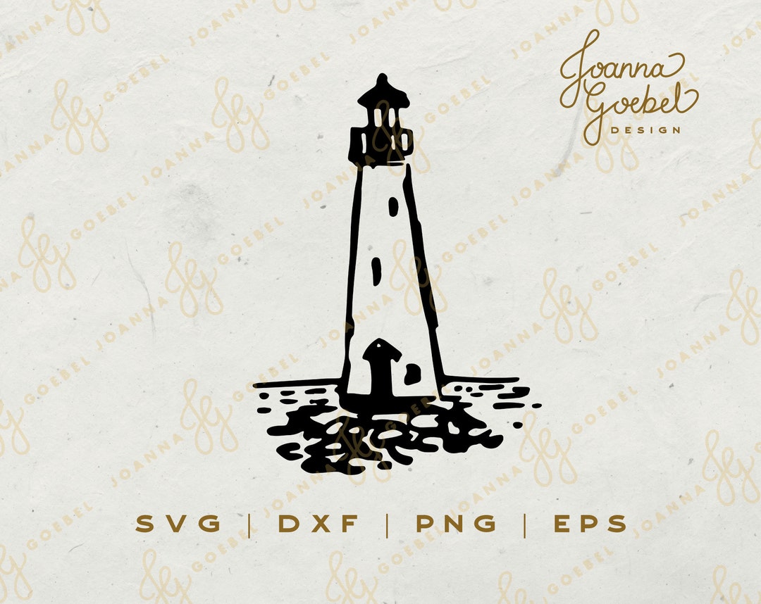 Lighthouse SVG - Hand Drawn Lighthouse SVG | Lighthouse Vector | Files ...