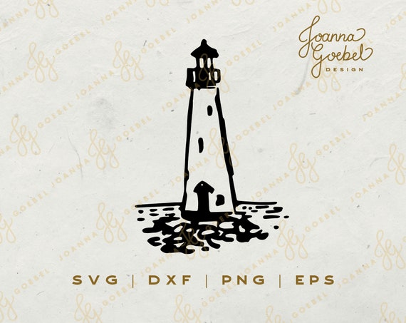 Lighthouse SVG Hand Drawn Lighthouse SVG Lighthouse Vector | Etsy