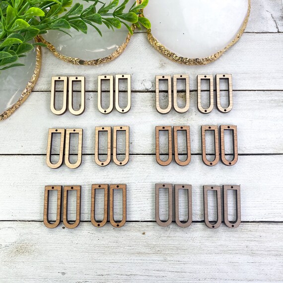 Cutout U Shape Wood Connectors. Cedar Cherry Walnut White - Etsy