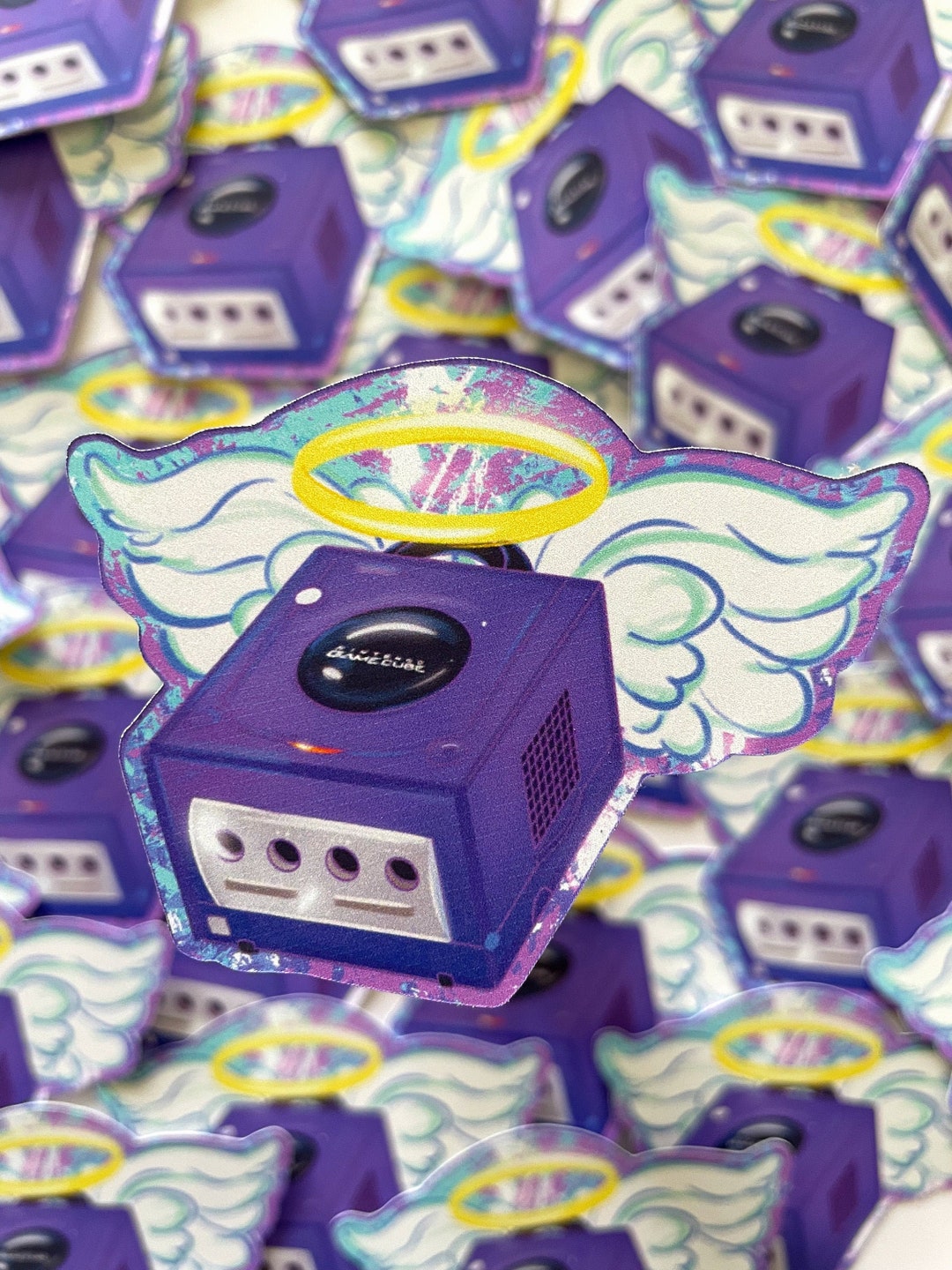 Gamecube Angel Sticker, Die Cut Stickers, Aesthetic Sticker, Journaling ...