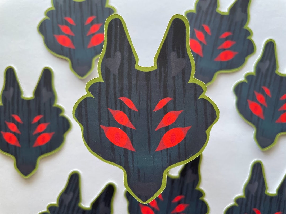 Solas Dread Puppy Sticker, Dreadwolf Rises, Dragon Age, Bioware, DAO ...
