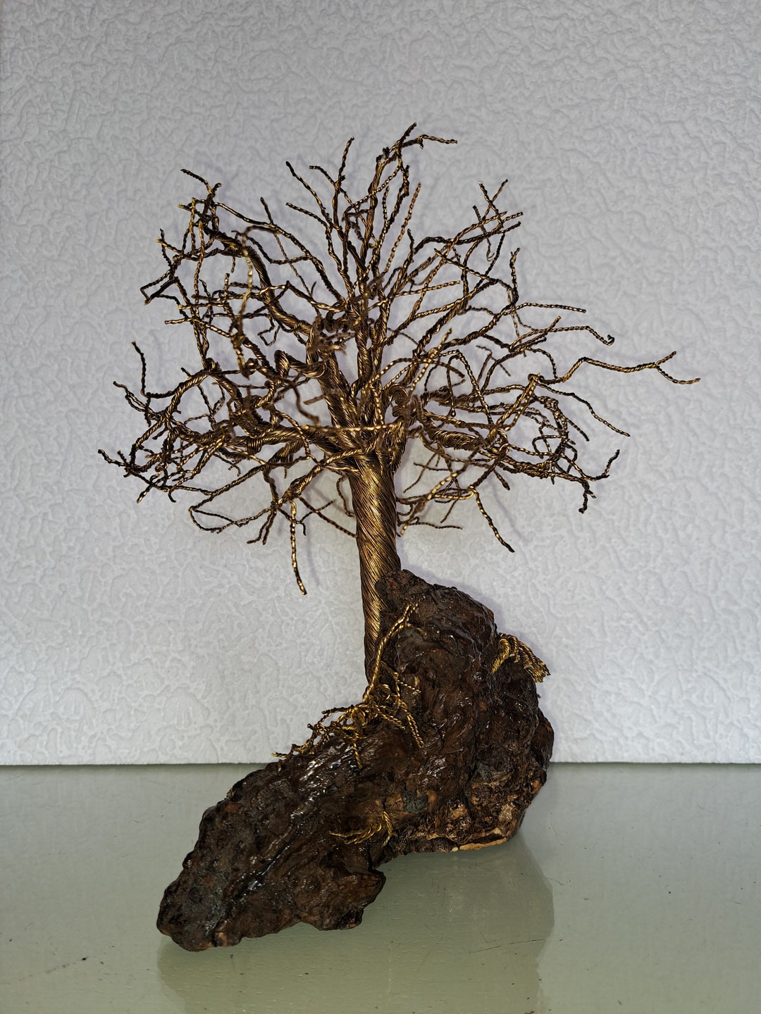 Golden Wire Tree - Etsy