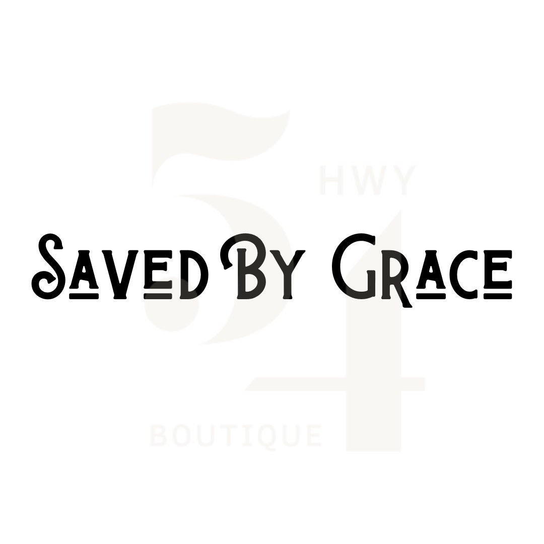 Saved by Grace Decal - Etsy