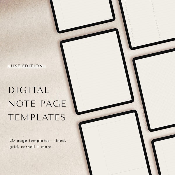 Goodnotes Template - Etsy