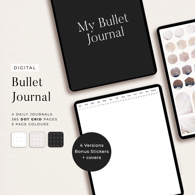 Digital Bullet Journal - Etsy