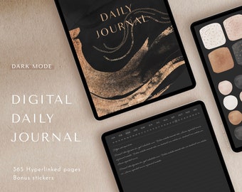 Digital Journal Daily 365 Pages for Ipad, Goodnotes, Notability With ...