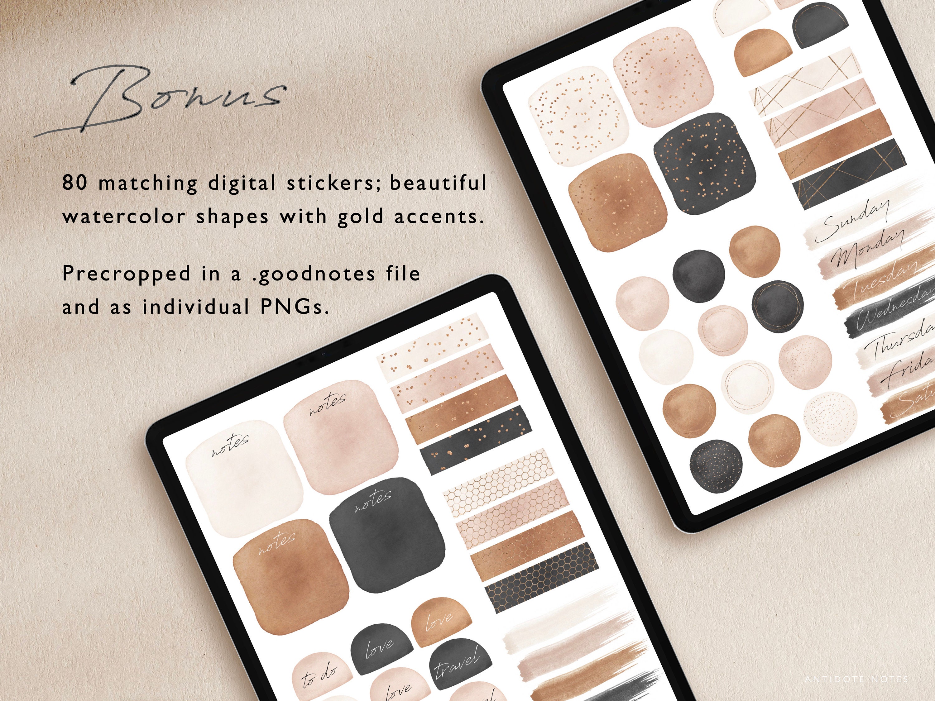 Digital Planner Bundle Undated Planner Daily Journal Luxe - Etsy Australia